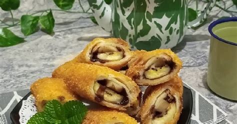 Resep Roti Tawar Gulung Pisang Coklat Keju Oleh Dapur Dien Cookpad