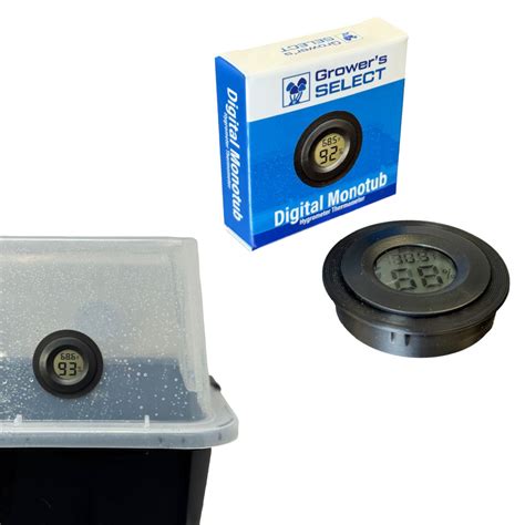 Custom Monotub Hygrometer Thermometer