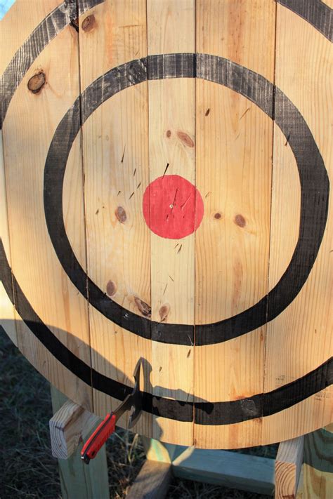 DIY Axe Throwing Target The Inspired Workshop