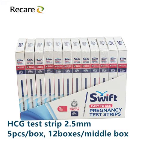 Hcg Strip Test Home Use Pregnancy 10miu Detact Oem Service Hcg Rapid