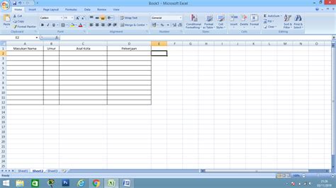 Cara Membuat List Dengan Ms Excel PuTa