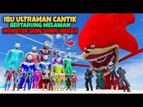 IBU ULTRAMAN CANTIK DAN ULTRAMAN ZERO KUASA 7 BERTARUNG MELAWAN MONSTER