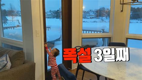 미국 브이로그 🏡 역대급 폭설 3일째 🌨️ 폭설 재난 상황의 코스트코 🛒 집에 갇혀 냉파 집밥 L 마산 아구찜 항정살 오징어