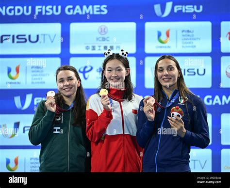 Chengdu China S Sichuan Province 7th Aug 2023 Gold Medalist China S