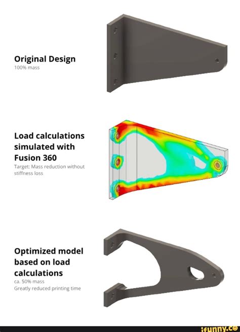 Original Design 100 Mass Load Calculations Simulated With Fusion 360 Tar Ss Reduction Without