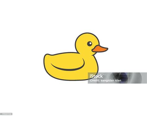 Desain Ilustrasi Ikon Vektor Bebek Ilustrasi Stok Unduh Gambar