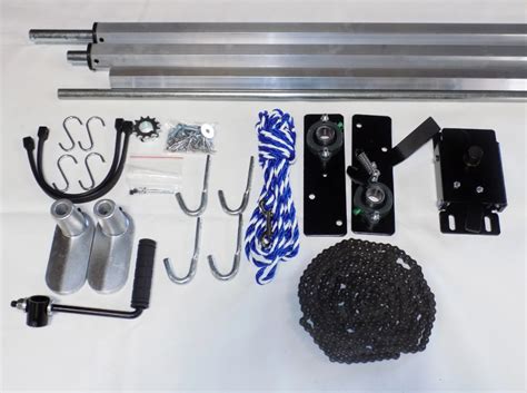 Dump Trailer Tarp Kit Manual Pull Style Tarp System Trison Tarps USA