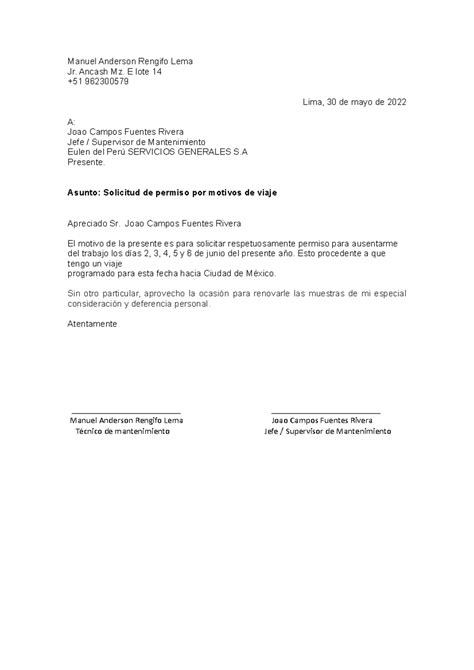 Modelo Carta De Permiso Porn Sex Picturecartas De Permiso Para Viajar