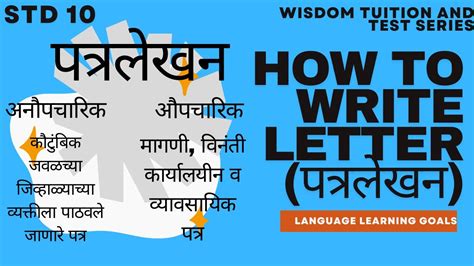 How To Write A Letter पत्रलेखन अनौपचारिक And औपचारिक Youtube