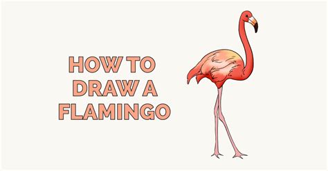 How To Draw A Flamingo Really Easy Drawing Tutorial