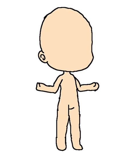Pixilart Gacha Life Character Base By Junkoenoshima
