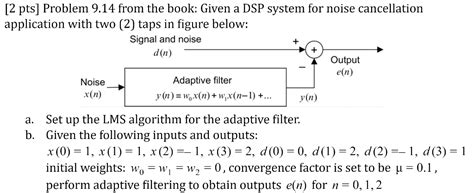 solved [2 pts] problem 9 14 from the book given a dsp