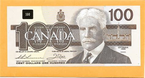 Old Canadian 100 Dollar Bill Value