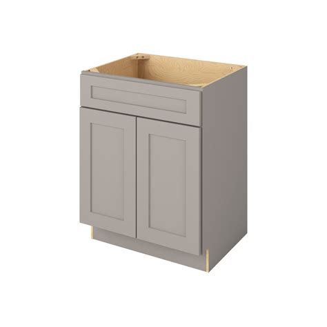 Cooper 27″ Vanity Sink Base 2 Doors 1 False Front In Grey Cgr Vsb27