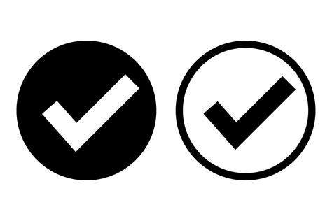 Simple Round Checkbox Icon Set Vector 26729476 Vector Art At Vecteezy