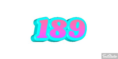 189 Number Animated  Logo Designs