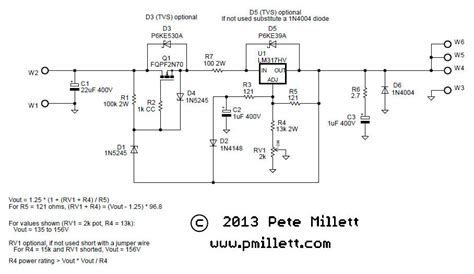 Power Supply Design For A Balanced Positive And Negative HV DC