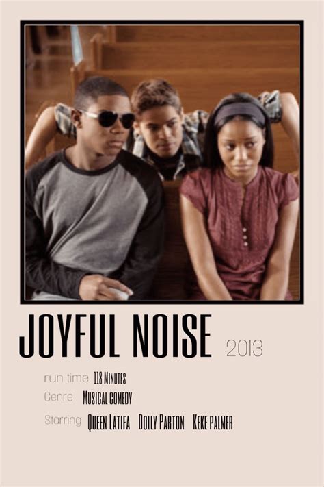 Joyful Noise Music Poster Joyful Noise Musical Comedy Music Poster