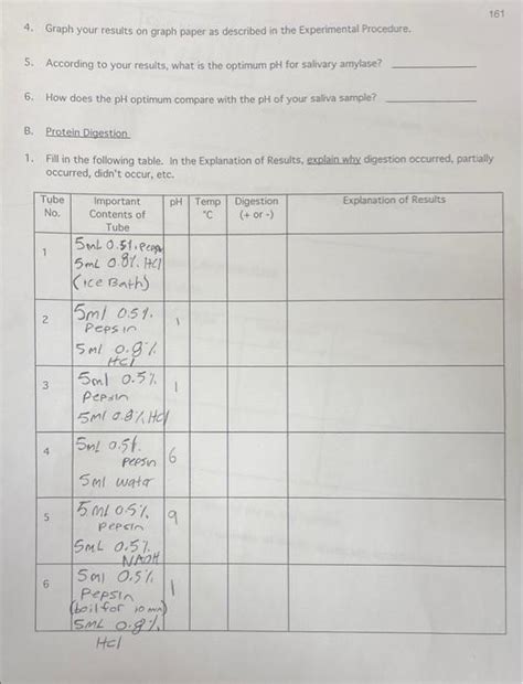 4 Graph Your Results On Graph Paper As Described In Chegg Com