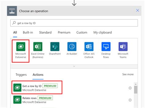 Dynamic Content Behavior For Get A Row By Id And List Rows Action In