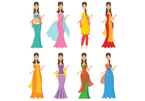 Indian Woman Svg 515 File Include Svg Png Eps Dxf Creating Svg Cut