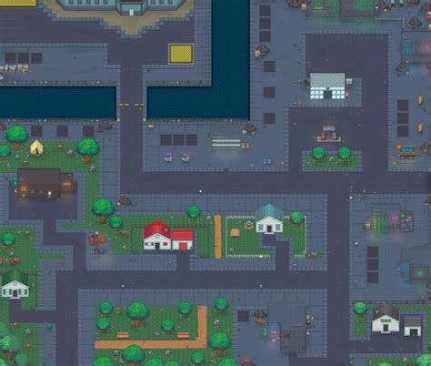 the largest parallax map in my game so far vapor city west side r