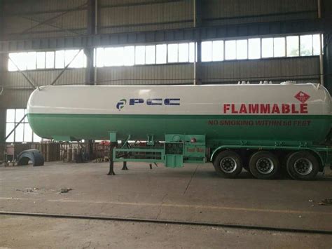 60000 Liters Tanker Truck Trailer Tri Axle Propane LPG Gas Tank Semi