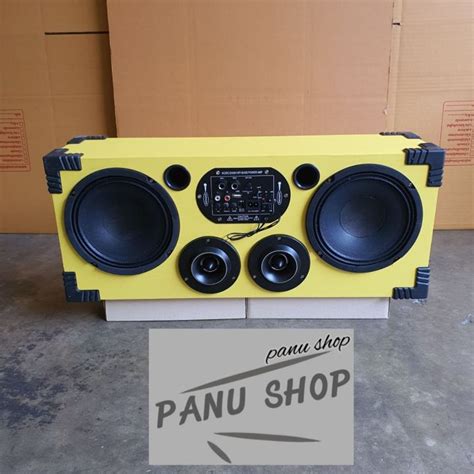 ลำโพงบลูทธพร้อมฟัง ดอกลำโพง 6 5 นิ้ว 1คู่ ดอกแหลม 4 นิ้ว 1คู่ หุ้ม Pvc สีเหลือง สดใส Lazada