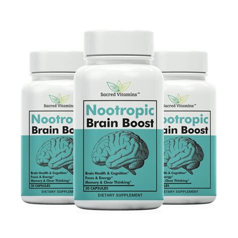 Premium Brain Booster Nootropic For Energy Focus Cognition Memory