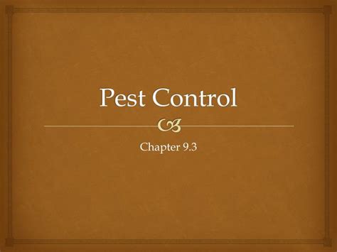 Ppt Pest Control Powerpoint Presentation Free Download Id2623953