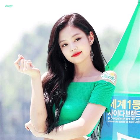 블랙핑크 제니 스프라이트 행사 사진 움짤모음 블랙 핑크 제니 블랙핑크 연예인