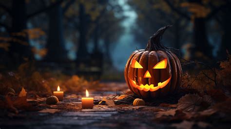 Jack O Lantern Pumpkin 4k 7091m Wallpaper Pc Desktop