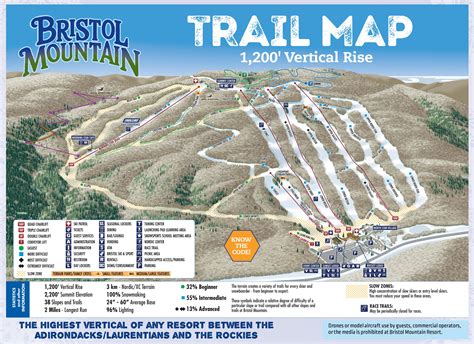 Trail Map Bristol Mountain Resort