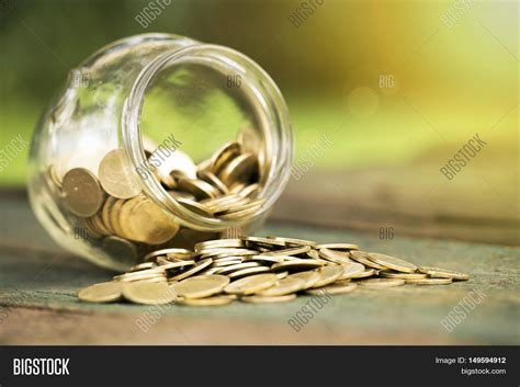 Golden Money Coins Image And Photo Free Trial Bigstock