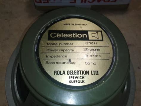 Vintage Celestion Speakers 1973 £20000 Picclick Uk