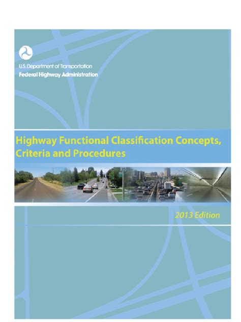 Highway Functional Fhwa Pdf