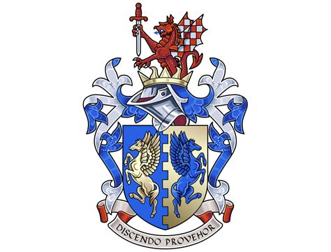 Personal Coat Of Arms Redraw • David Goodman • Illustration Maps Design