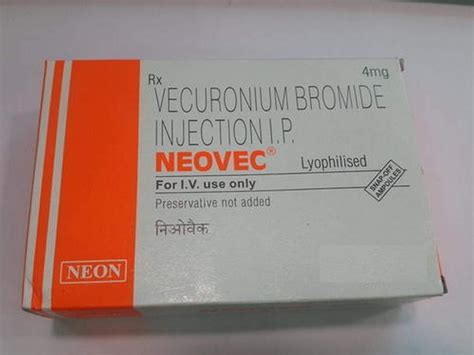 Neovec 10 Vecuronium Bromide Injection At Best Price In Surat Patel