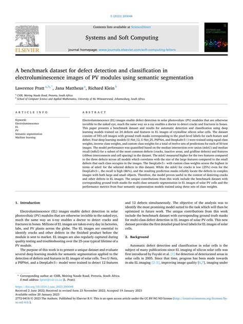 PDF A Benchmark Dataset For Defect Detection And Classification In