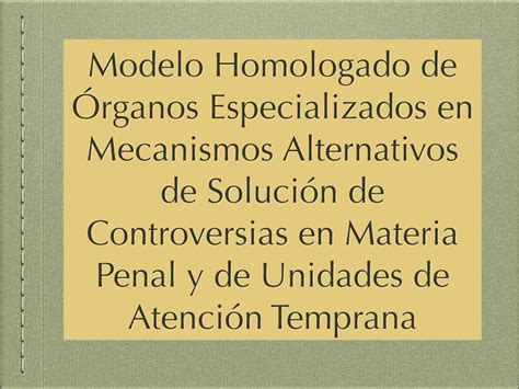 PDF Modelo Homologado de Órganos Especializados en abaroli mx