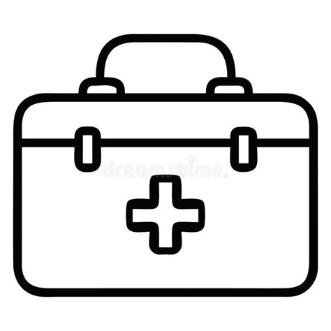 Medical Alert First Aid Kit Icon Stock Illustration Illustration Of