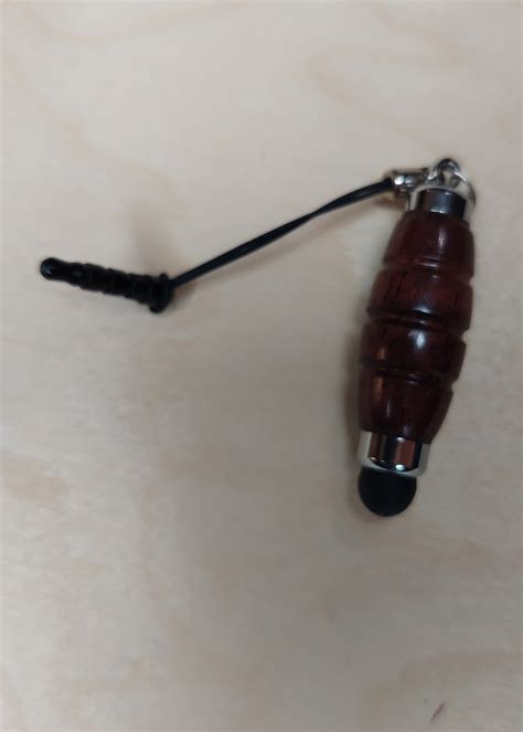 Mini Stylus For Phone Or Tablet Handcrafted Wood Stylus With Phone Jack Etsy