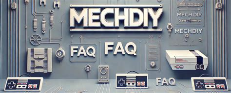 Mechdiy Support Faqs Mechdiy