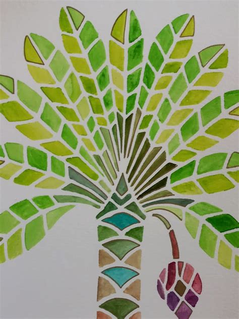 Banana Tree In Vrindavan Watercolor On Paper By Kiran Java Exotic India Art
