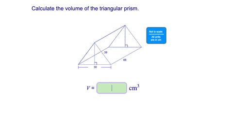 Calculate The Volume Of The Triangular Prism StudyX