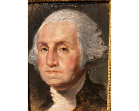 American School 19th Century Portrait Of George Washington After