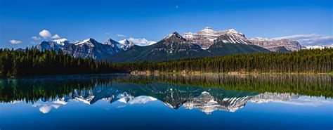 Fondos de Pantalla Canadá Montañas Parque Lago Fotografía De Paisaje Herbert Lake Banff