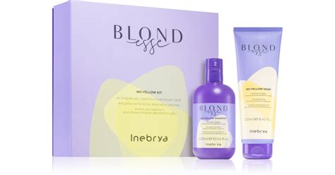 Inebrya BLONDesse No Yellow Kit Gift Set For Colour Treated Hair Notino Co Uk