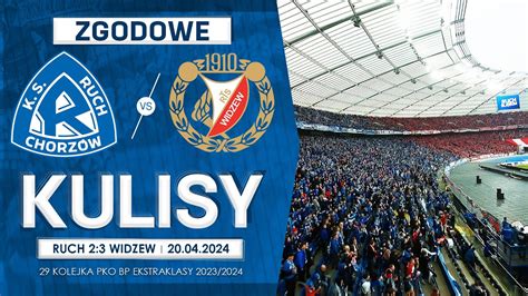 Zgodowe Kulisy Ruch Chorzów 2 3 Widzew Łódź 20042024 Youtube