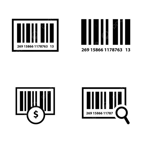 Set Of Barcodes Data Discount Digit Vector Data Discount Digit